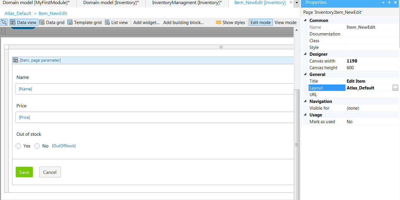 Up and running fast with Mendix web apps (Part 1) : James P Gilbert